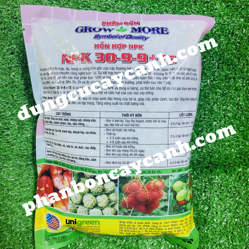 Phân NPK 30-9-9+ TE USA 1kg